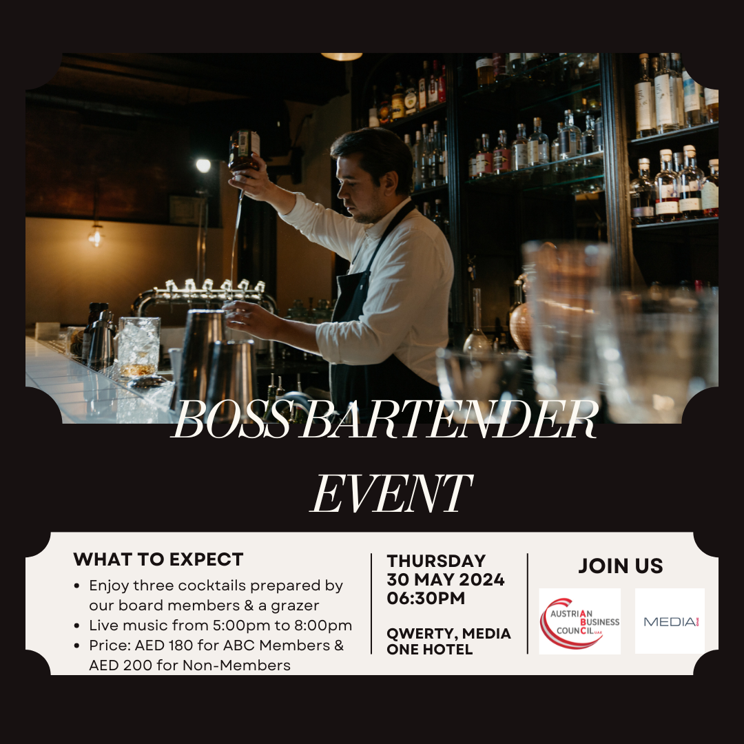 Boss Bartender Event - Austrian Business Council UAE